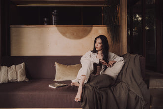 Enes Cotton Bed Cover | Dark Olive – Saardé