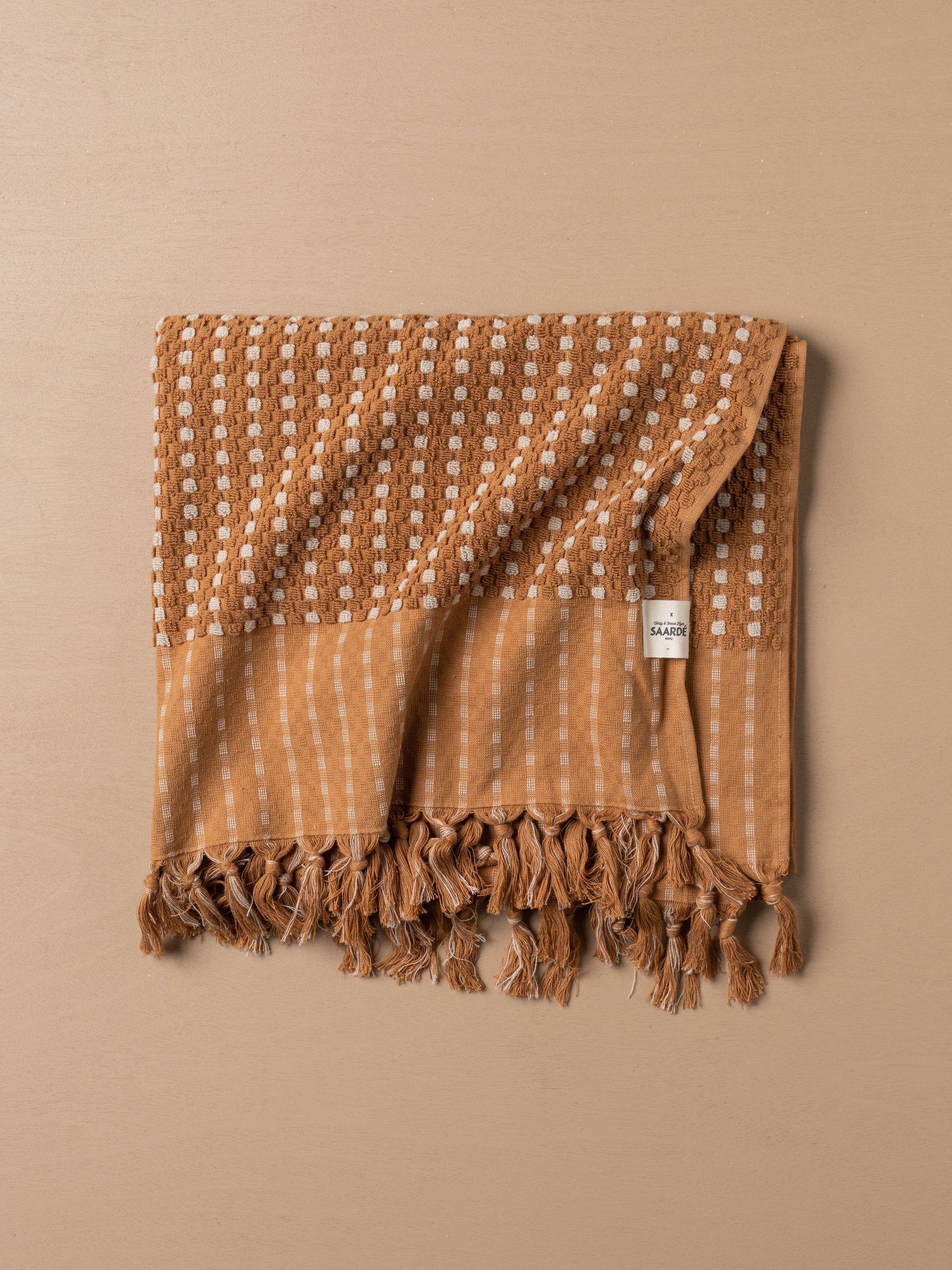 Chickpea Bath Sheet Collection | Terracotta/Stone – Saardé